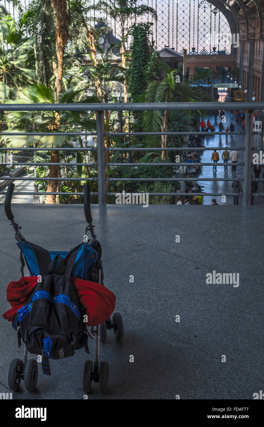 Baby in baby carriage hi-res stock photography and images - Alamy