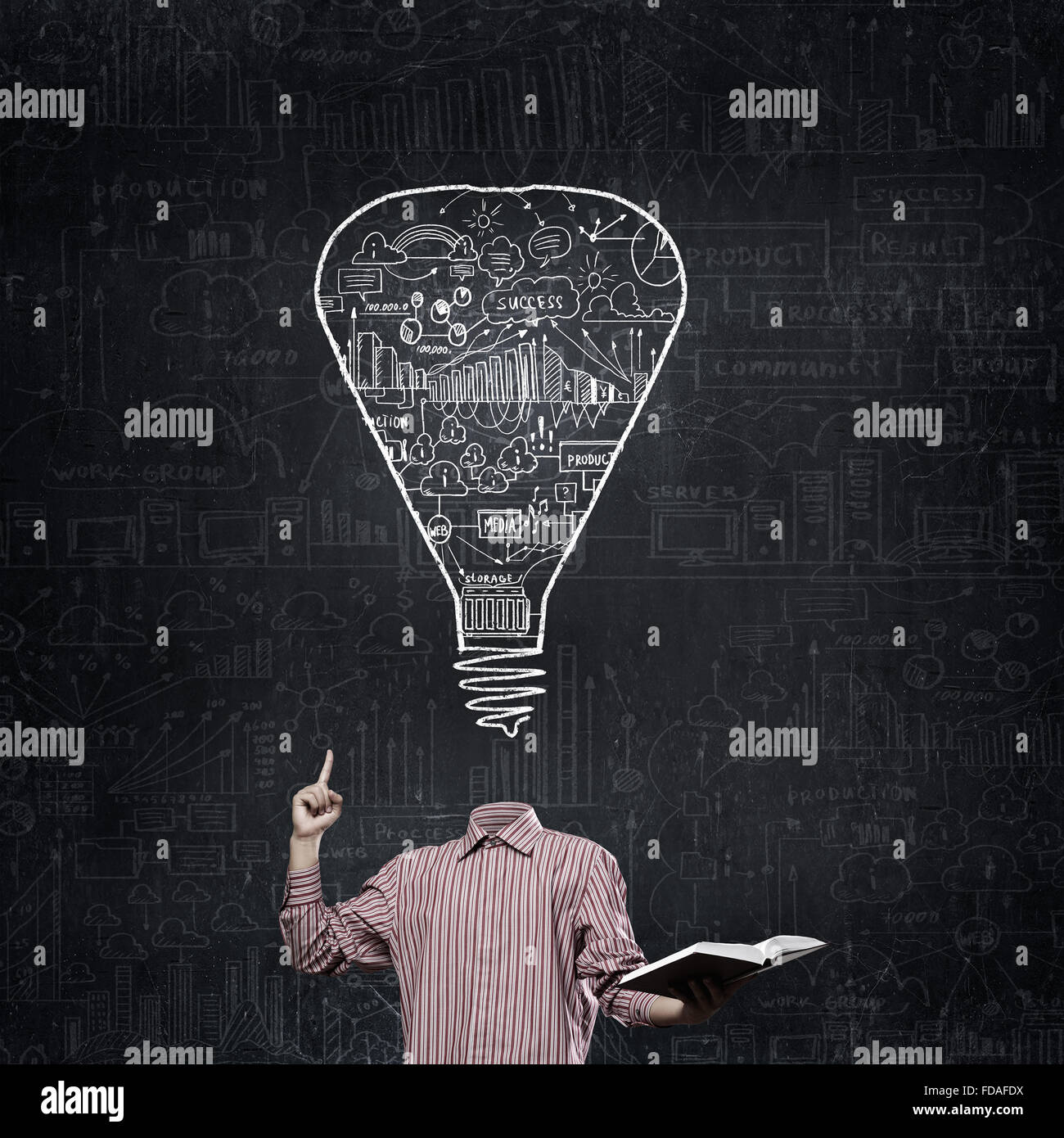 Businessman without head hi-res stock photography and images - Alamy