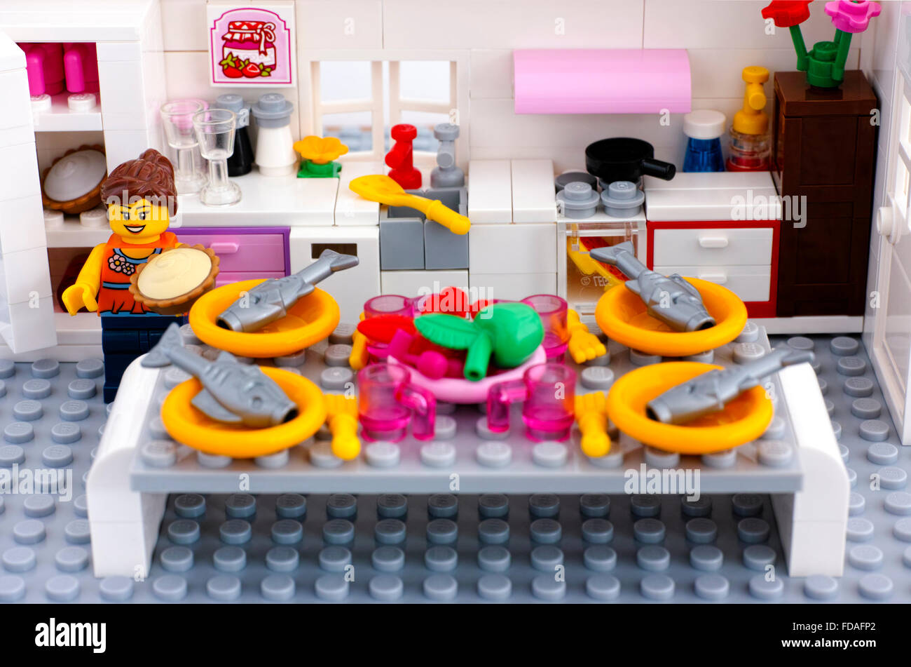 Toy mini kitchen set High Resolution Stock Photography and Images - Alamy