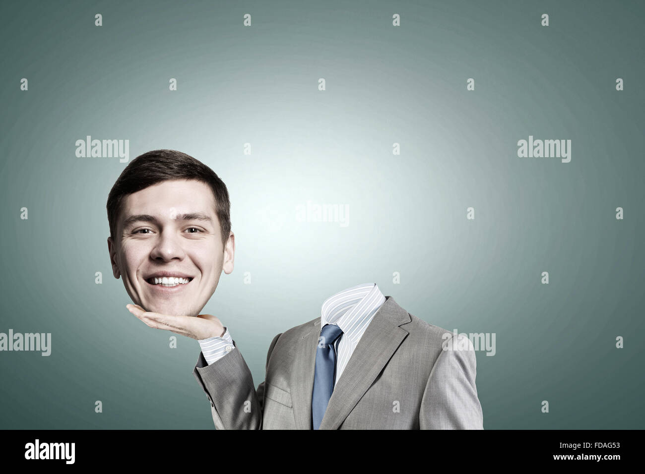 Man in suit without head hi-res stock photography and images - Alamy