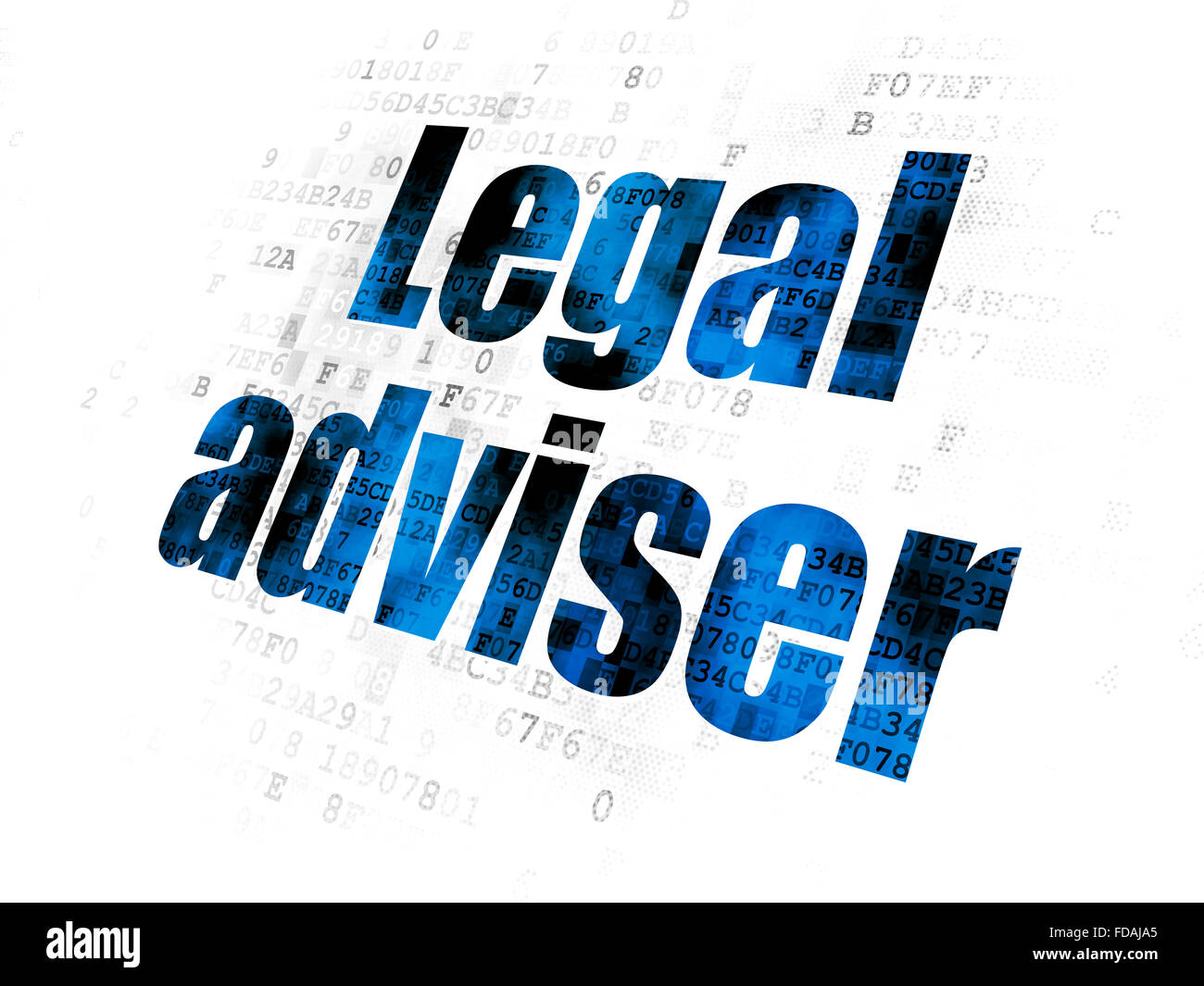 Law concept: Legal Adviser on Digital background Stock Photo - Alamy