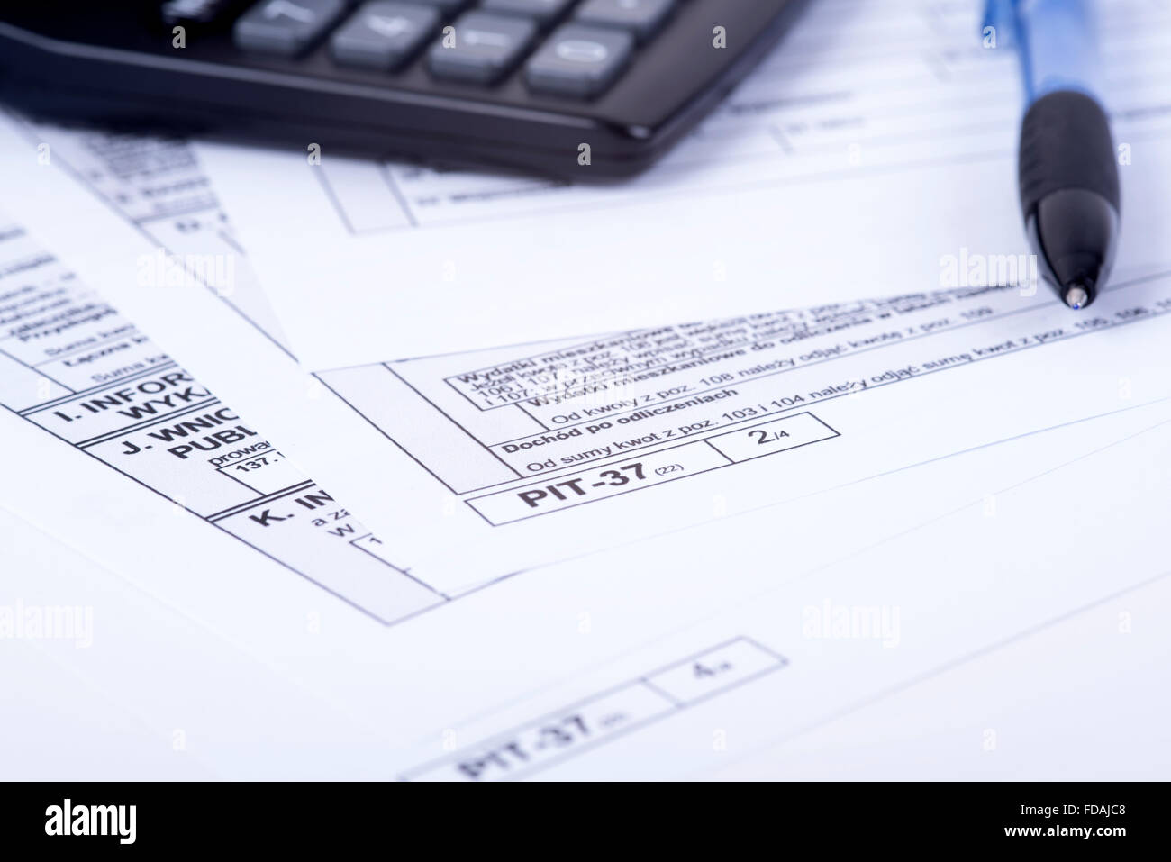 a photo of statements of account pit in Poland Stock Photo - Alamy