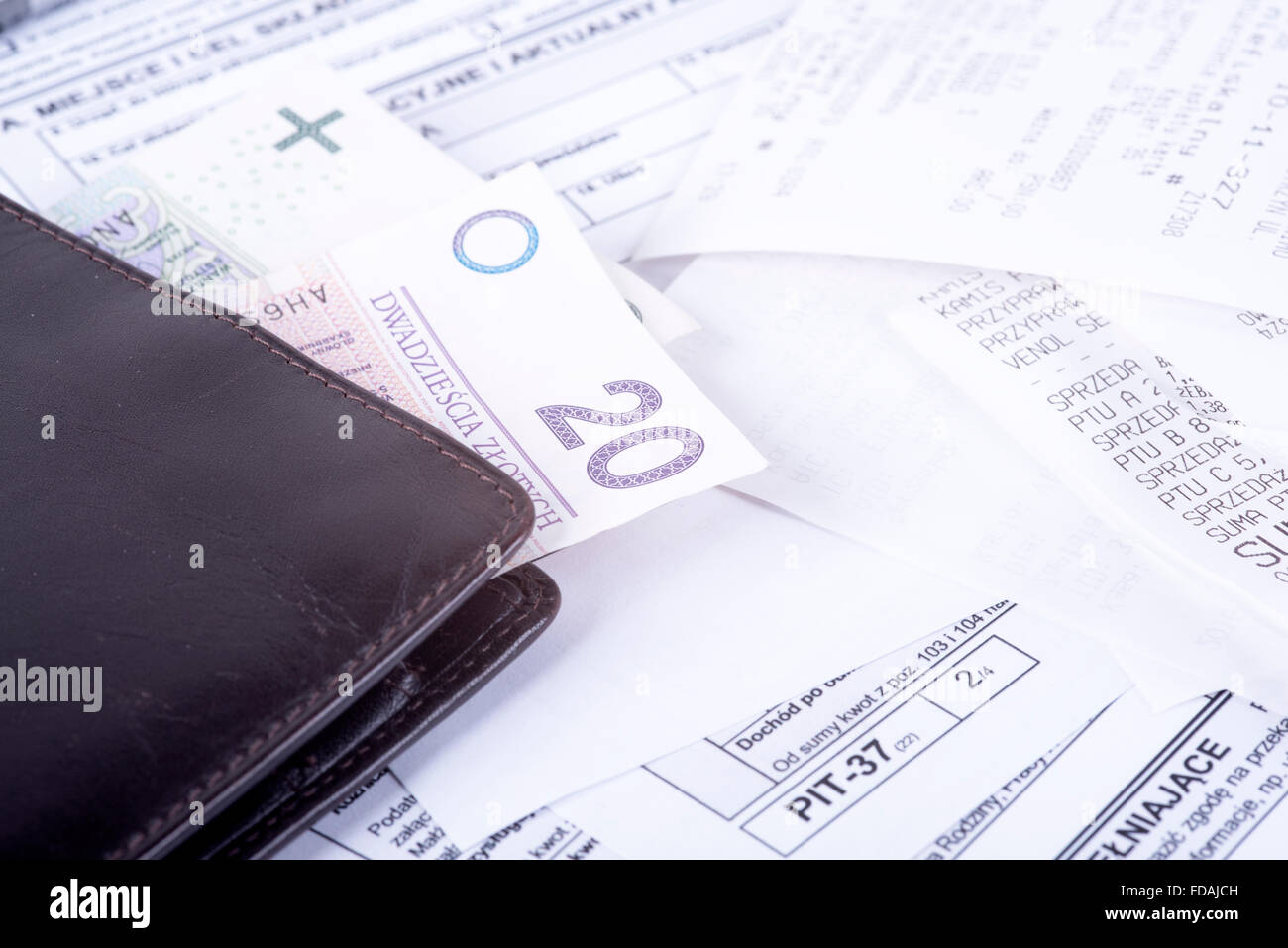 a photo of statements of account pit in Poland Stock Photo - Alamy