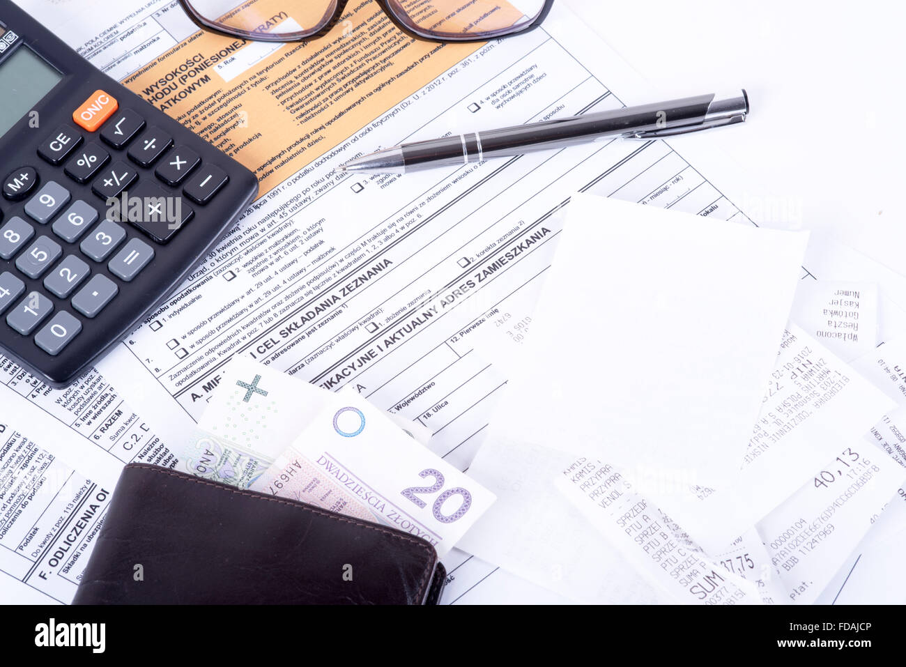 a photo of statements of account pit in Poland Stock Photo - Alamy