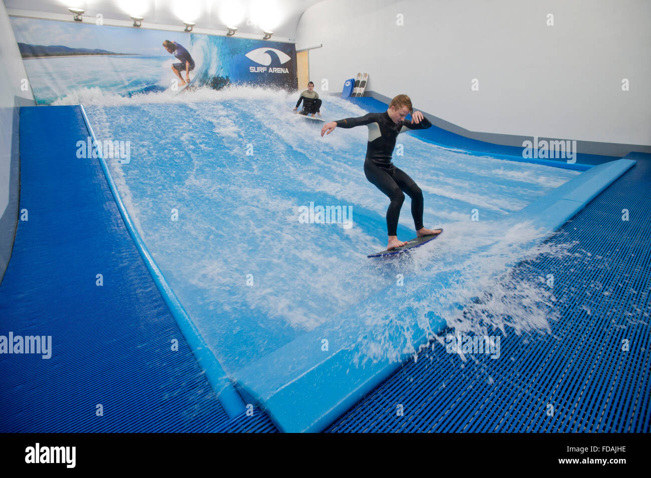 Prague, Czech Republic. 29th Jan, 2016. Surf Arena, building with ...