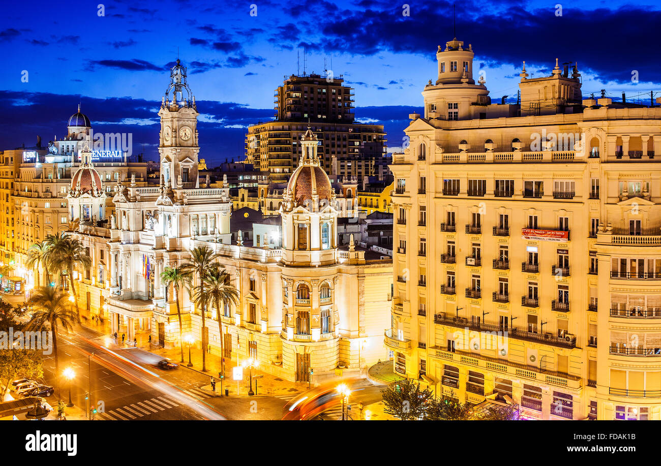 Valencia plaza hi-res stock photography and images - Alamy