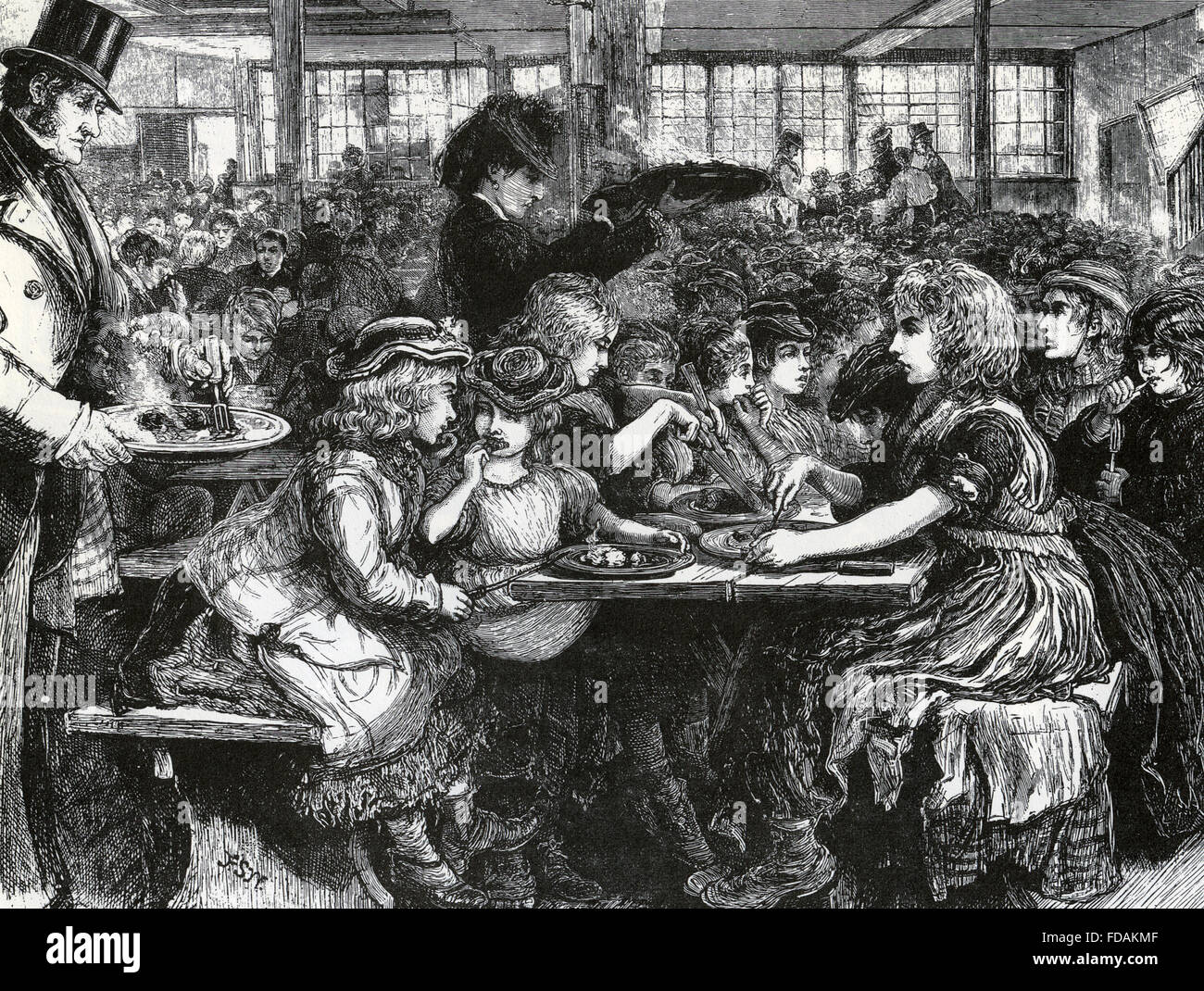 19th century food eating hi-res stock photography and images - Alamy