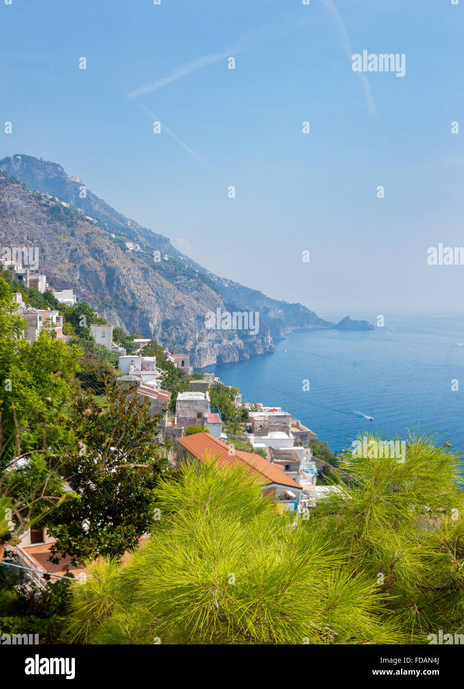 landscape, seascape, Italy, near Naples, the island of Capri, the ...