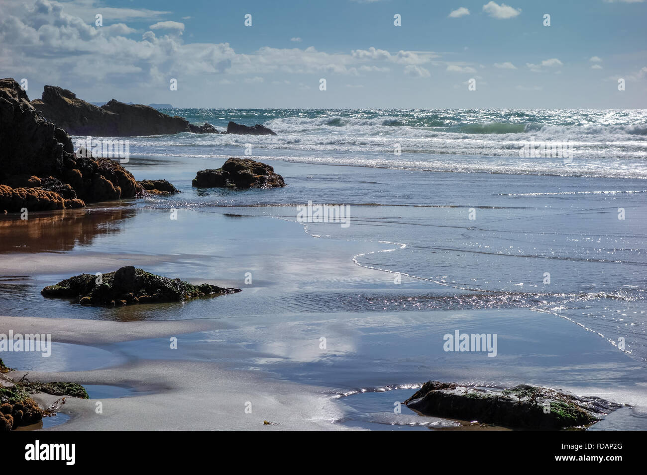 The beach at Bude Stock Photo - Alamy
