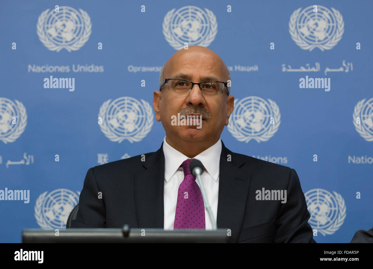 New York City, United States. 29th Jan, 2016. Press Conference on the ...