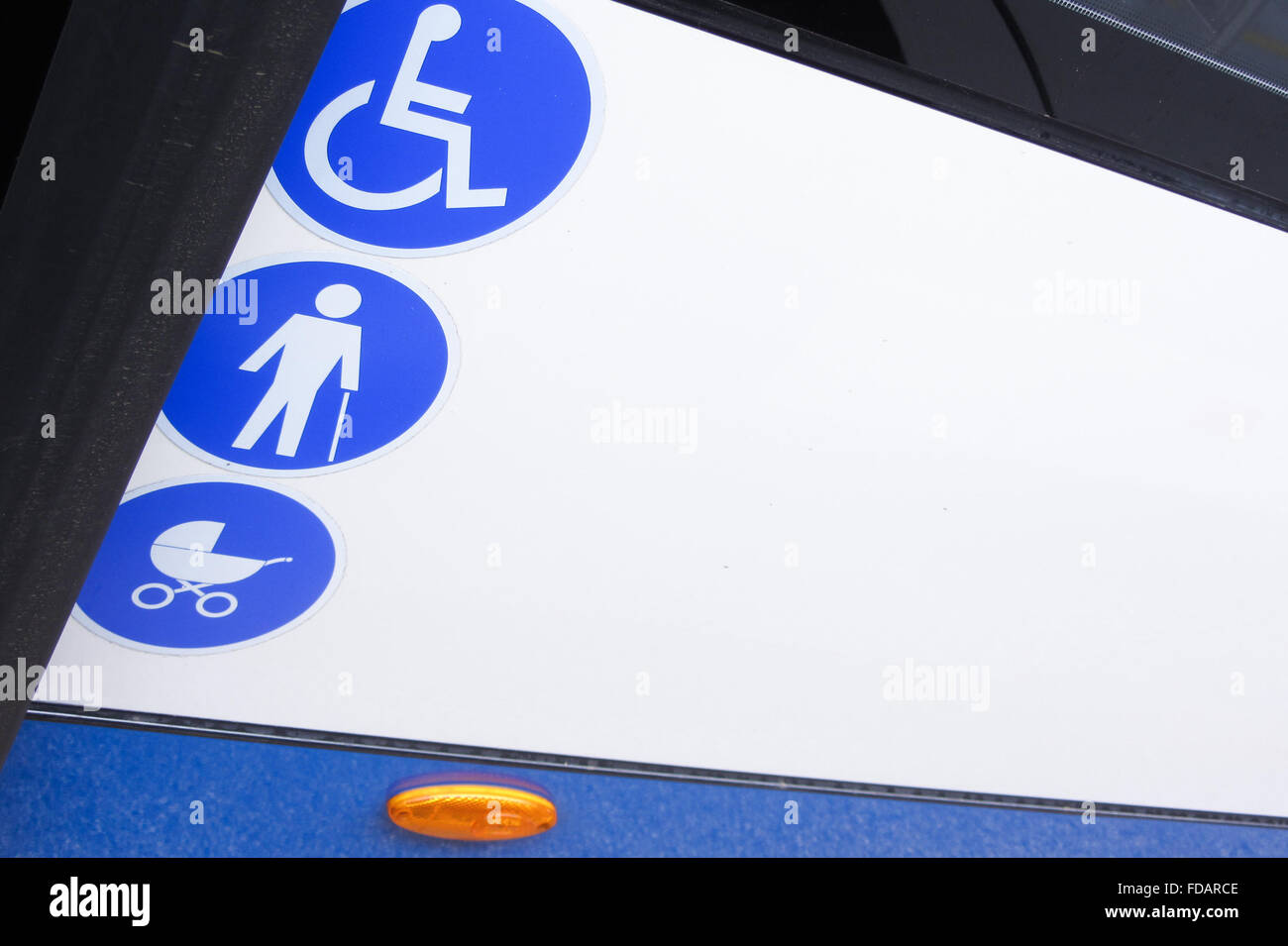 enabled bus for transport of disabled and aged people Stock Photo - Alamy