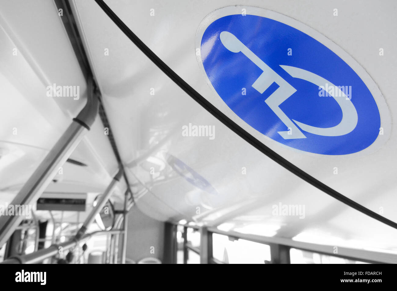Disabled seat bus hi-res stock photography and images - Alamy