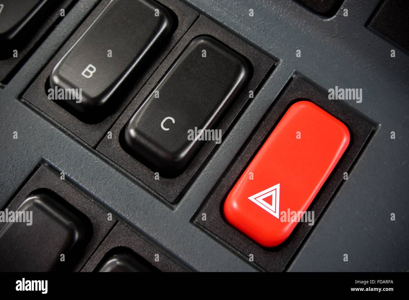 emergency button in event of accident Stock Photo - Alamy