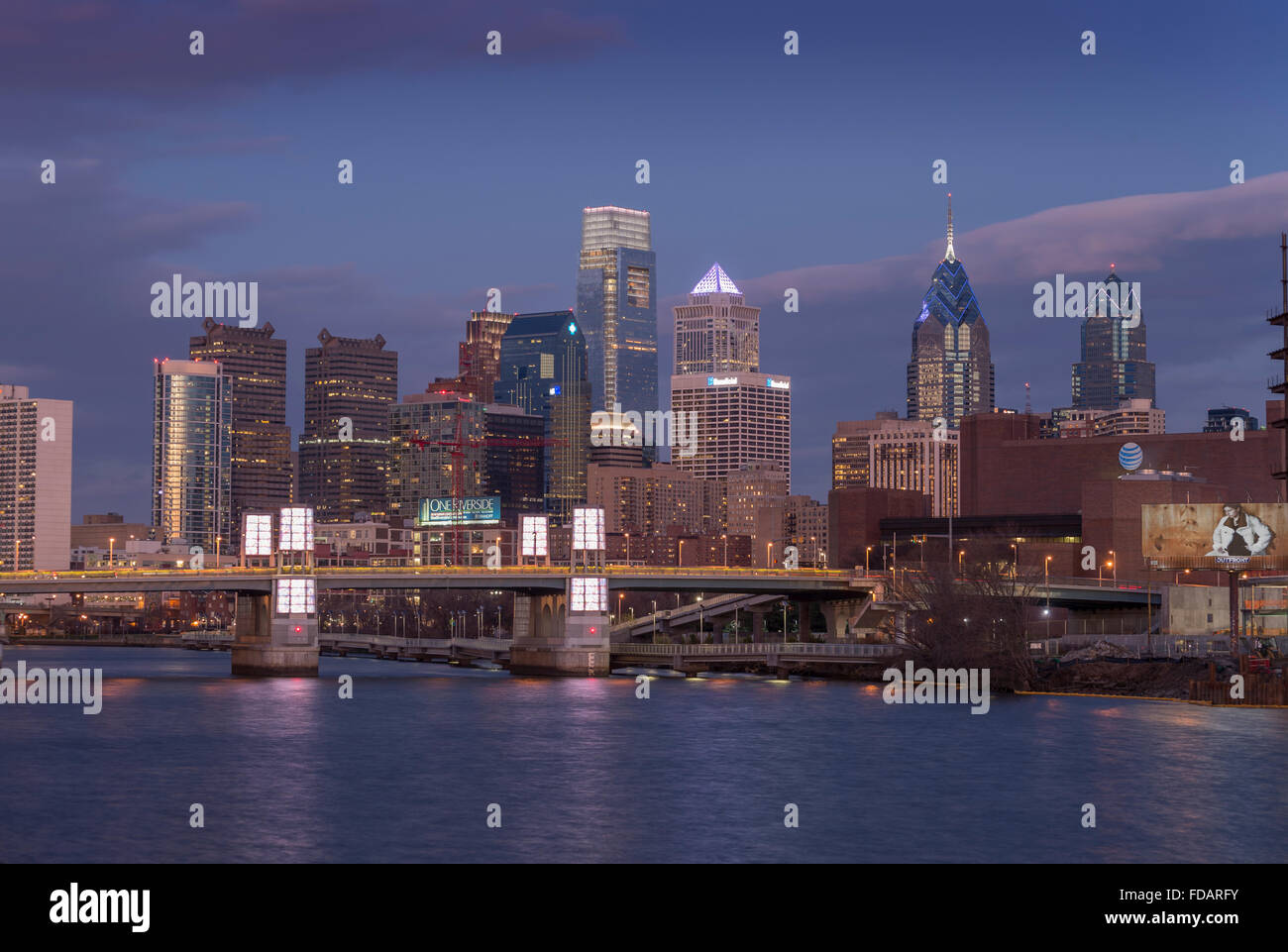 Downtown skyline philadelphia pennsylvania hi-res stock photography and ...