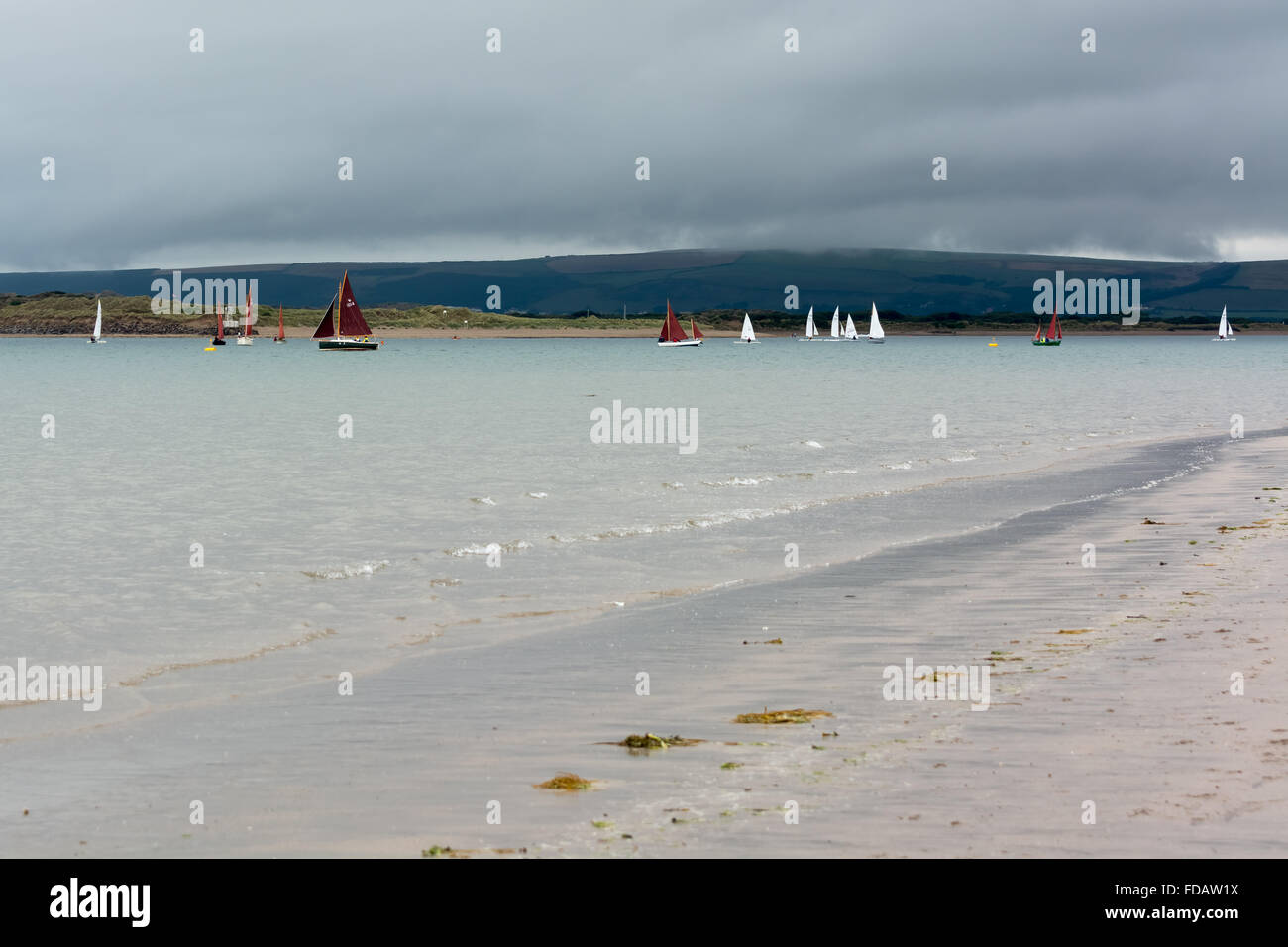 Sailing in the Torridge and Taw Estuary Stock Photo - Alamy