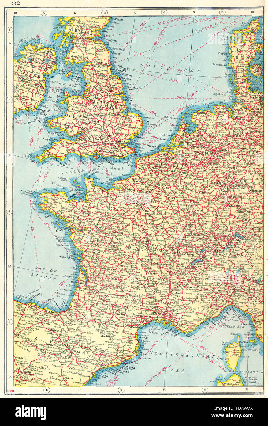 Central europe map 1920 hi-res stock photography and images - Alamy