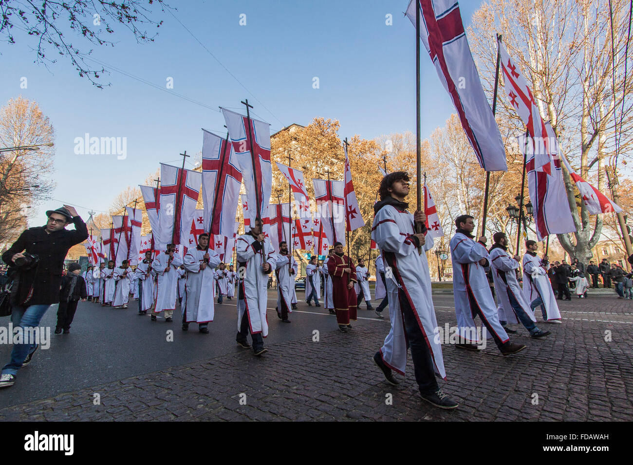 Alilo, Christmas procession, Tbilisi, Georgia Stock Photo - Alamy