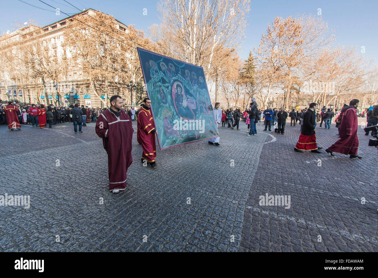 Alilo, Christmas procession, Tbilisi, Georgia Stock Photo - Alamy