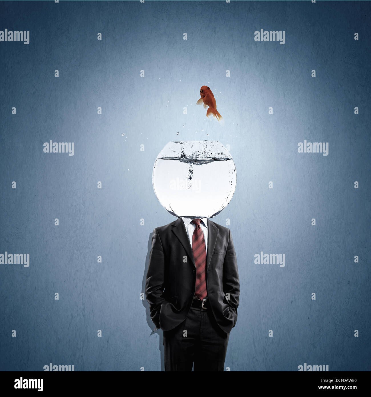Man with fish head hi-res stock photography and images - Alamy