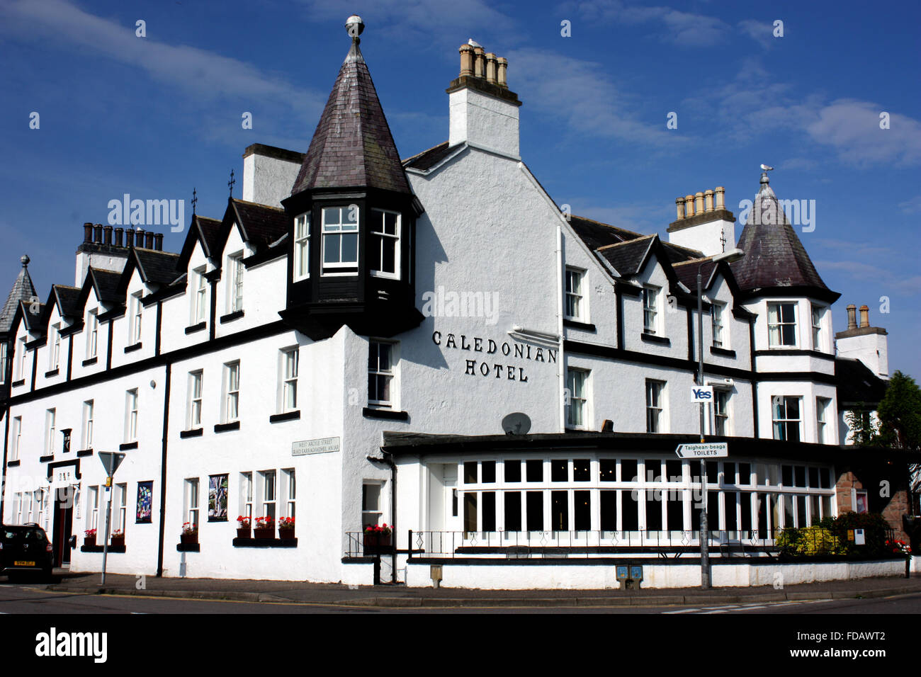 The Caledonian Hotel in Ullapool Stock Photo - Alamy