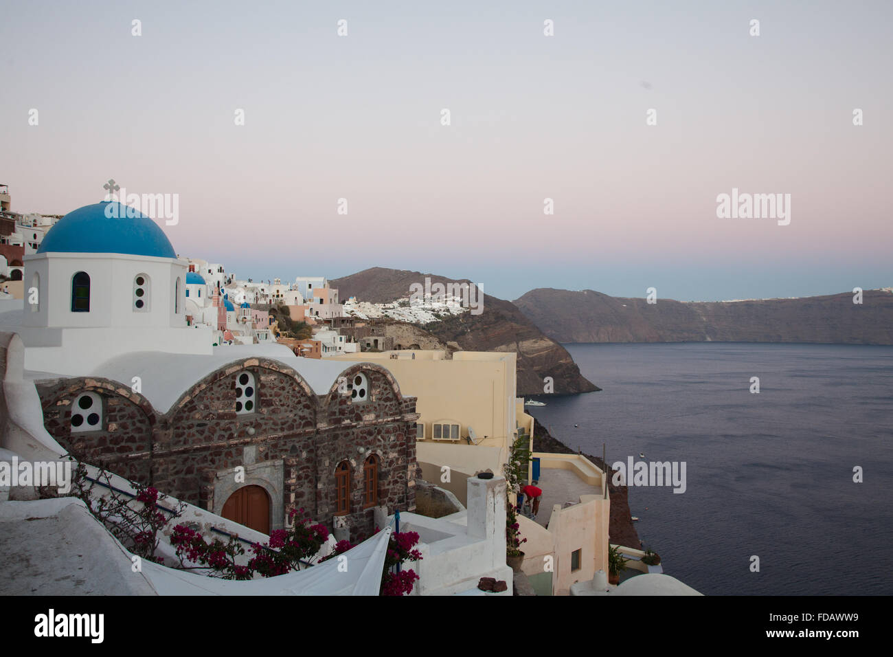 Santorini sunset view hi-res stock photography and images - Alamy