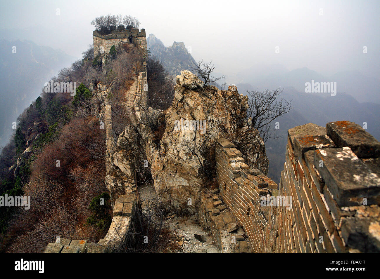 The Great Wall Huairou County Beijing Stock Photo - Alamy