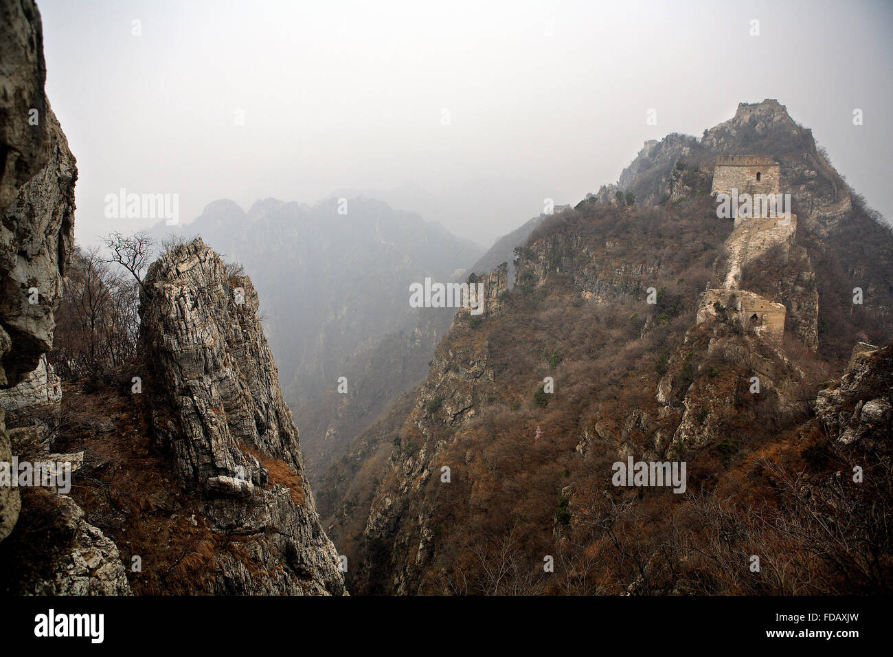 The Great Wall Huairou County Beijing Stock Photo - Alamy