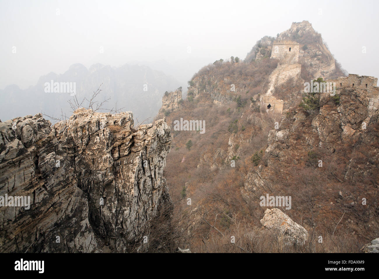 The Great Wall Huairou County Beijing Stock Photo - Alamy