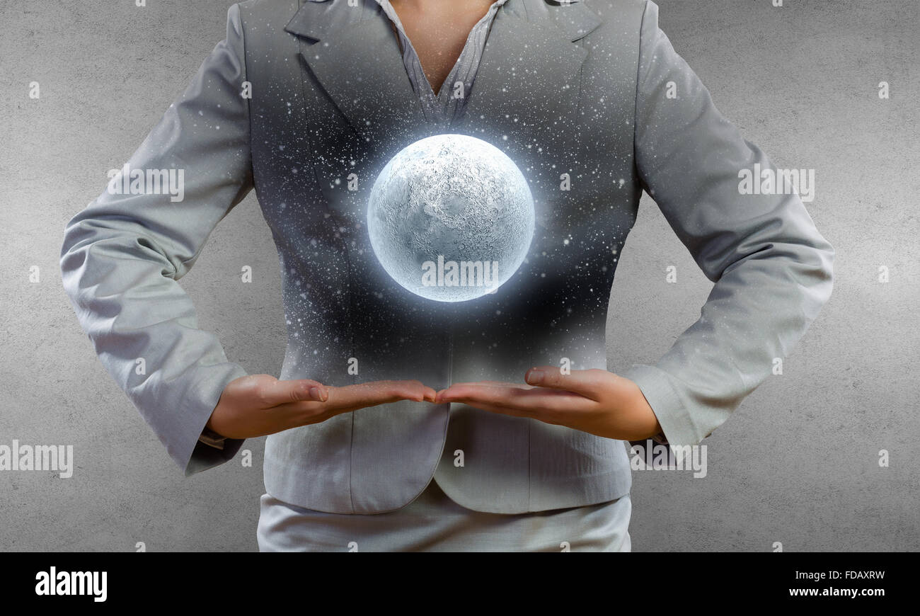 Woman moon phase hi-res stock photography and images - Alamy