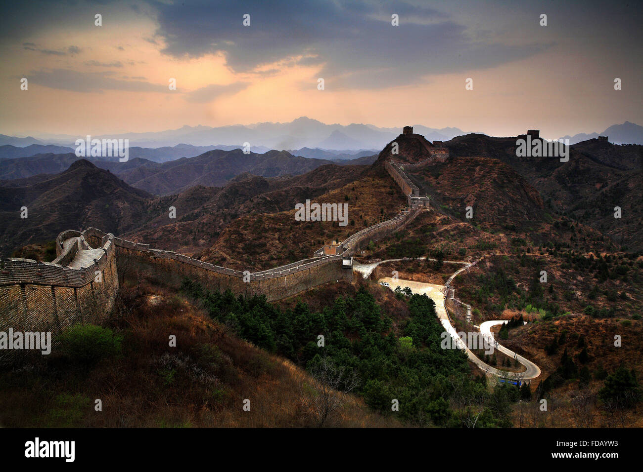 The Great Wall Chengde City Hebei province Stock Photo - Alamy