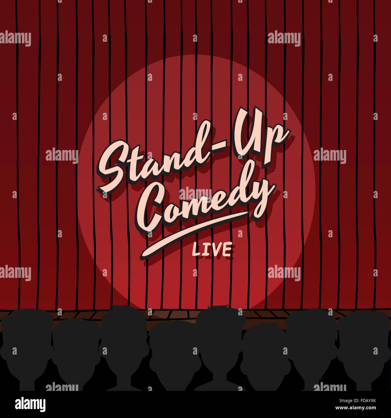 stand up comedy Stock Vector Image & Art - Alamy