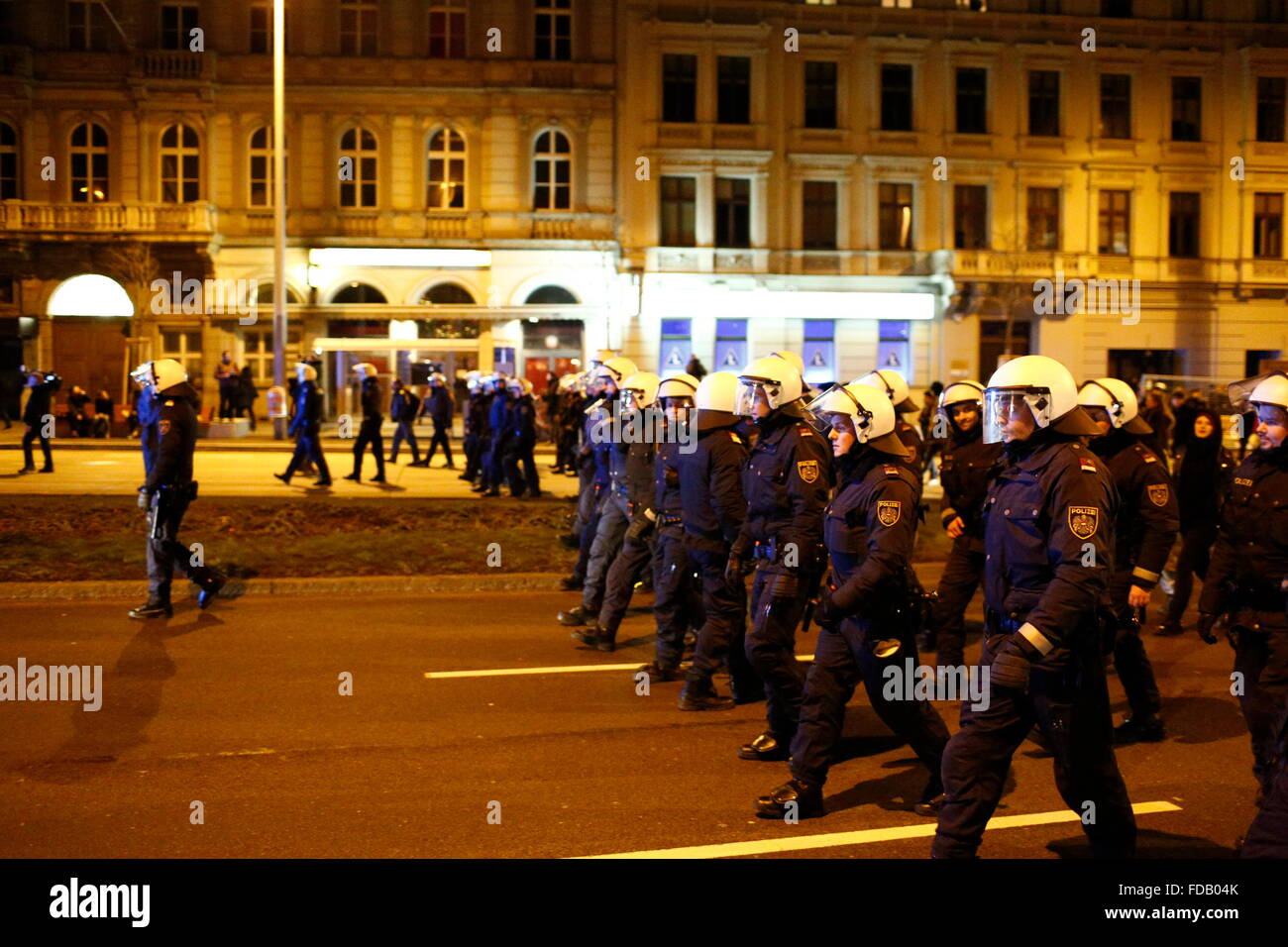 Austria protests hi-res stock photography and images - Alamy