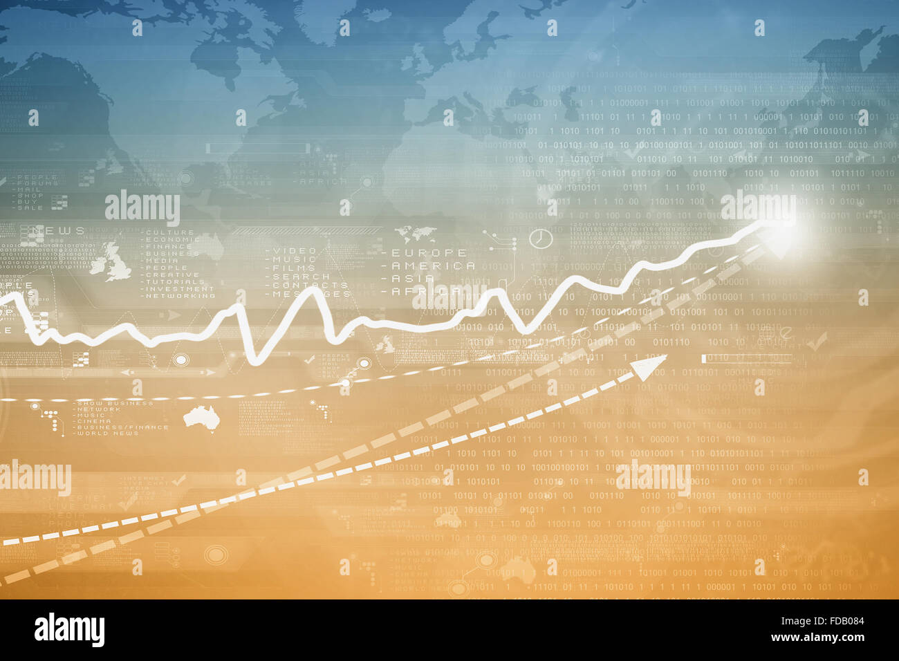 Background image with multi media graphs and diagrams Stock Photo - Alamy