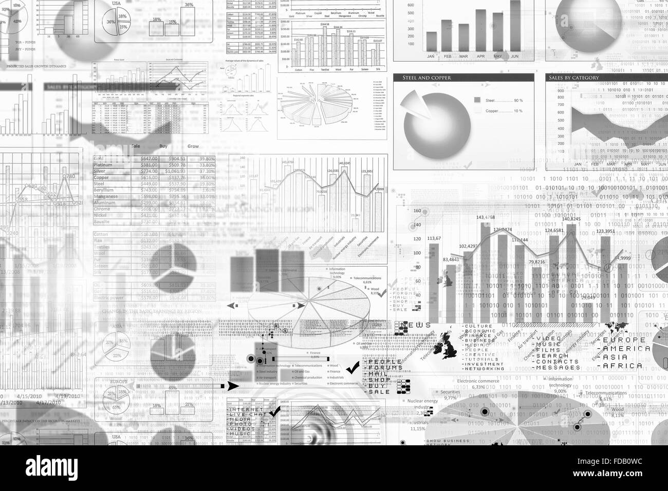 Background business image with graphs and diagrams Stock Photo - Alamy