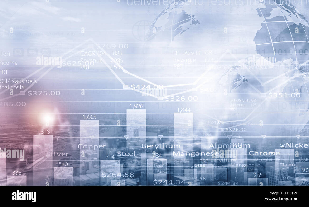 Background business image with graphs and diagrams Stock Photo - Alamy
