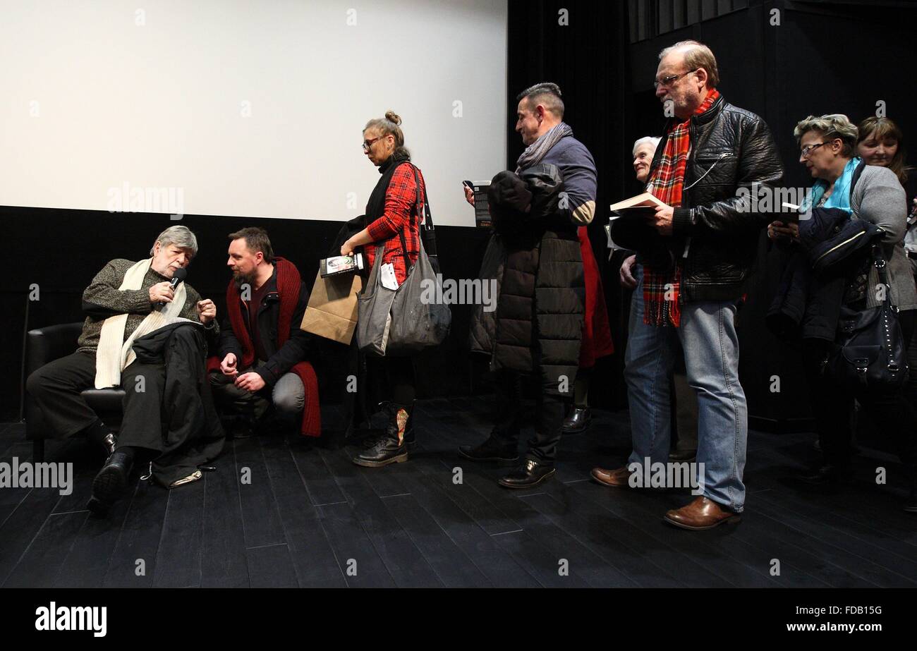 Gdynia, Poland 29th, January 2016 Shevah Weiss meets readers to promote ...