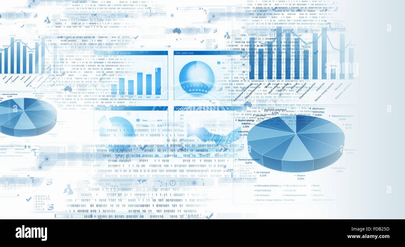 Business financial background image with profits and gains Stock Photo ...