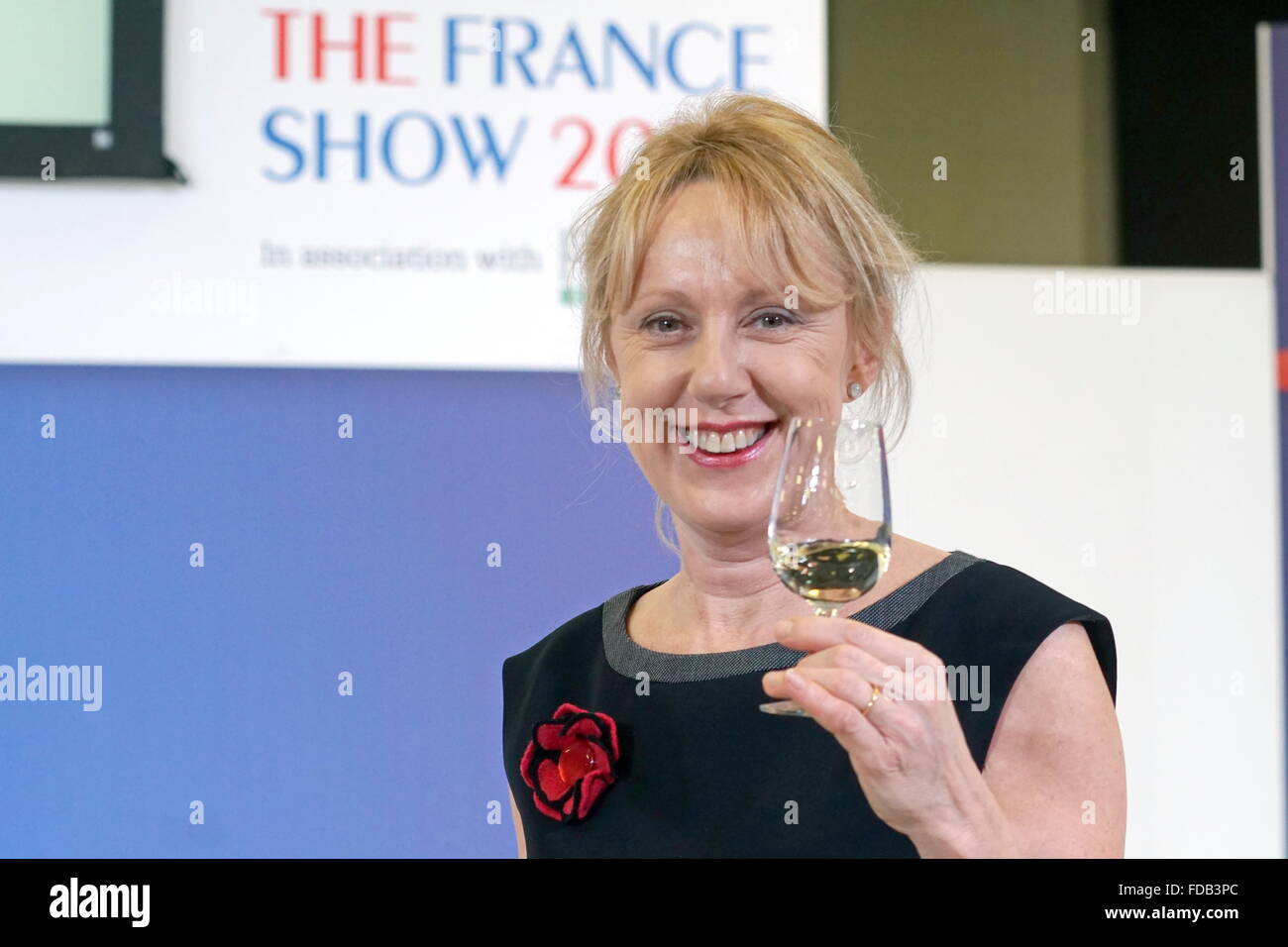 London, England, UK : 29th Jan 2016 : Susy Atkins is an wine teasting ...