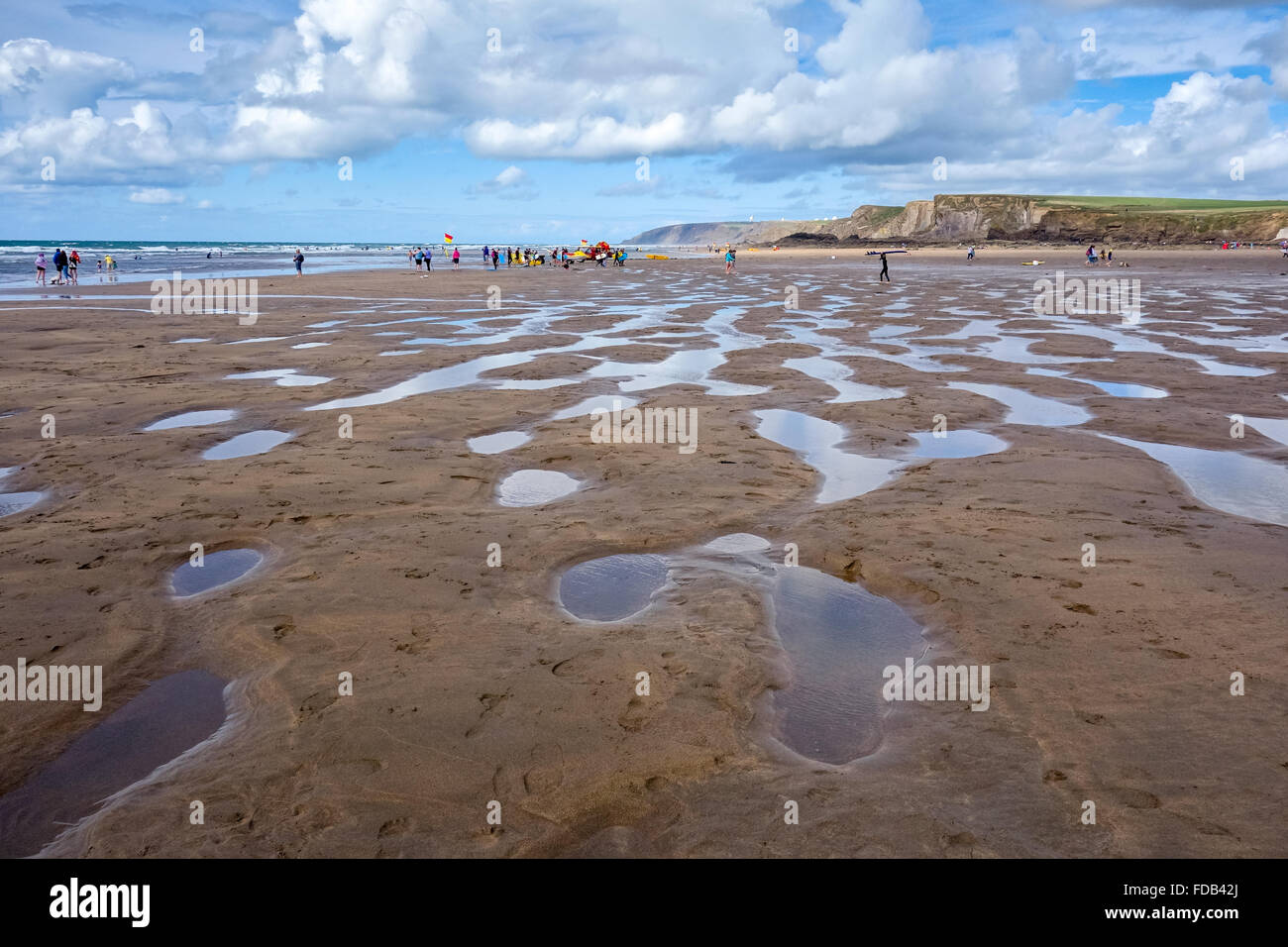 The beach at Bude Stock Photo - Alamy