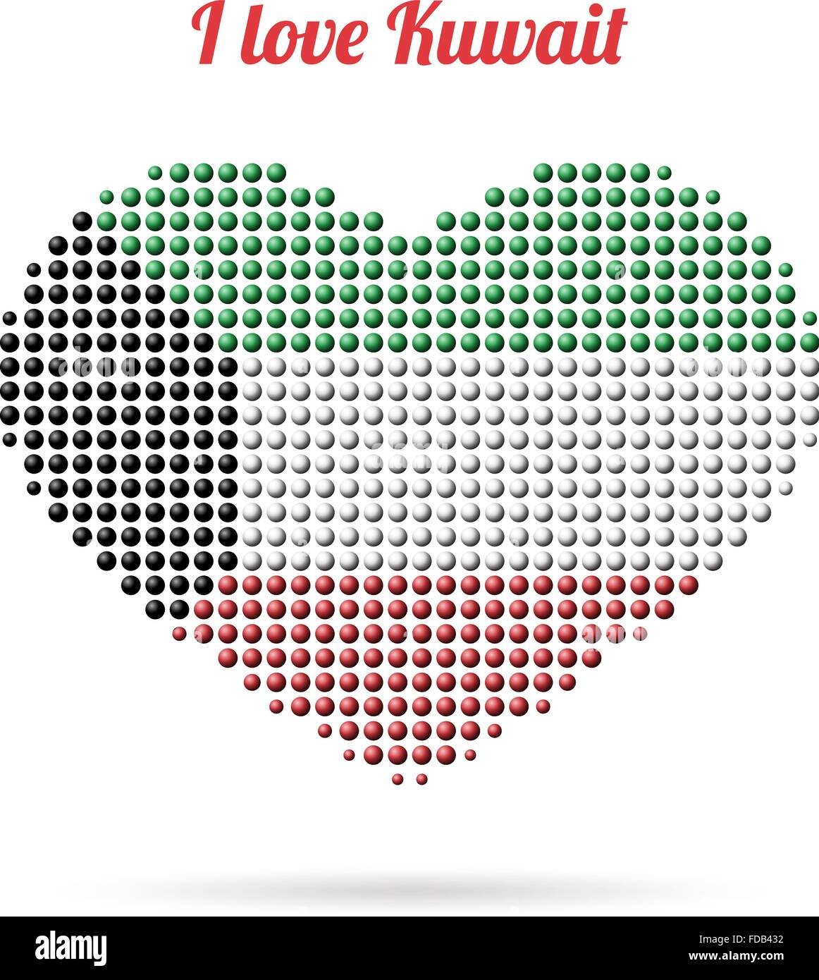 Love kuwait symbol heart flag hi-res stock photography and images - Alamy