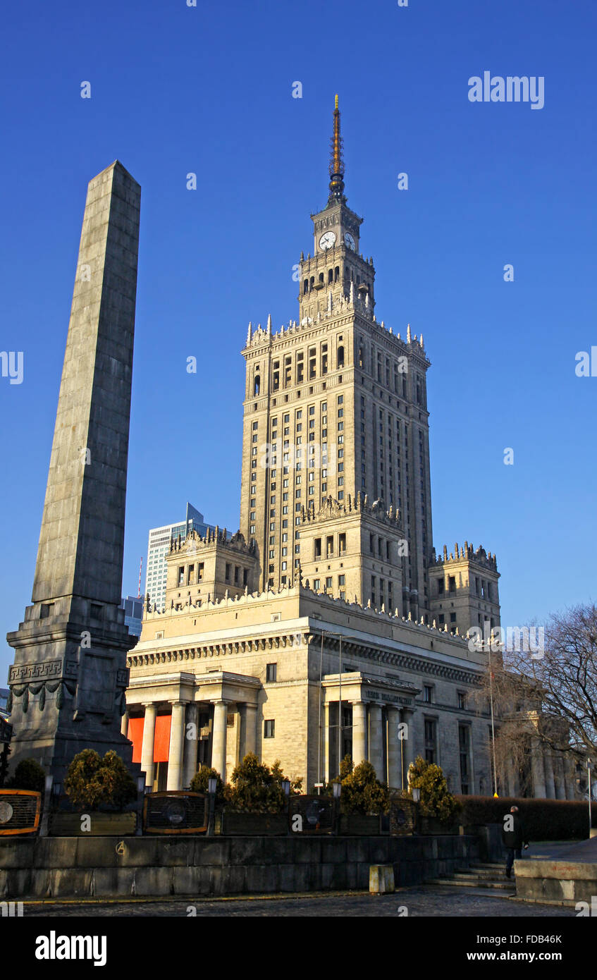 Warsaw public building hi-res stock photography and images - Alamy
