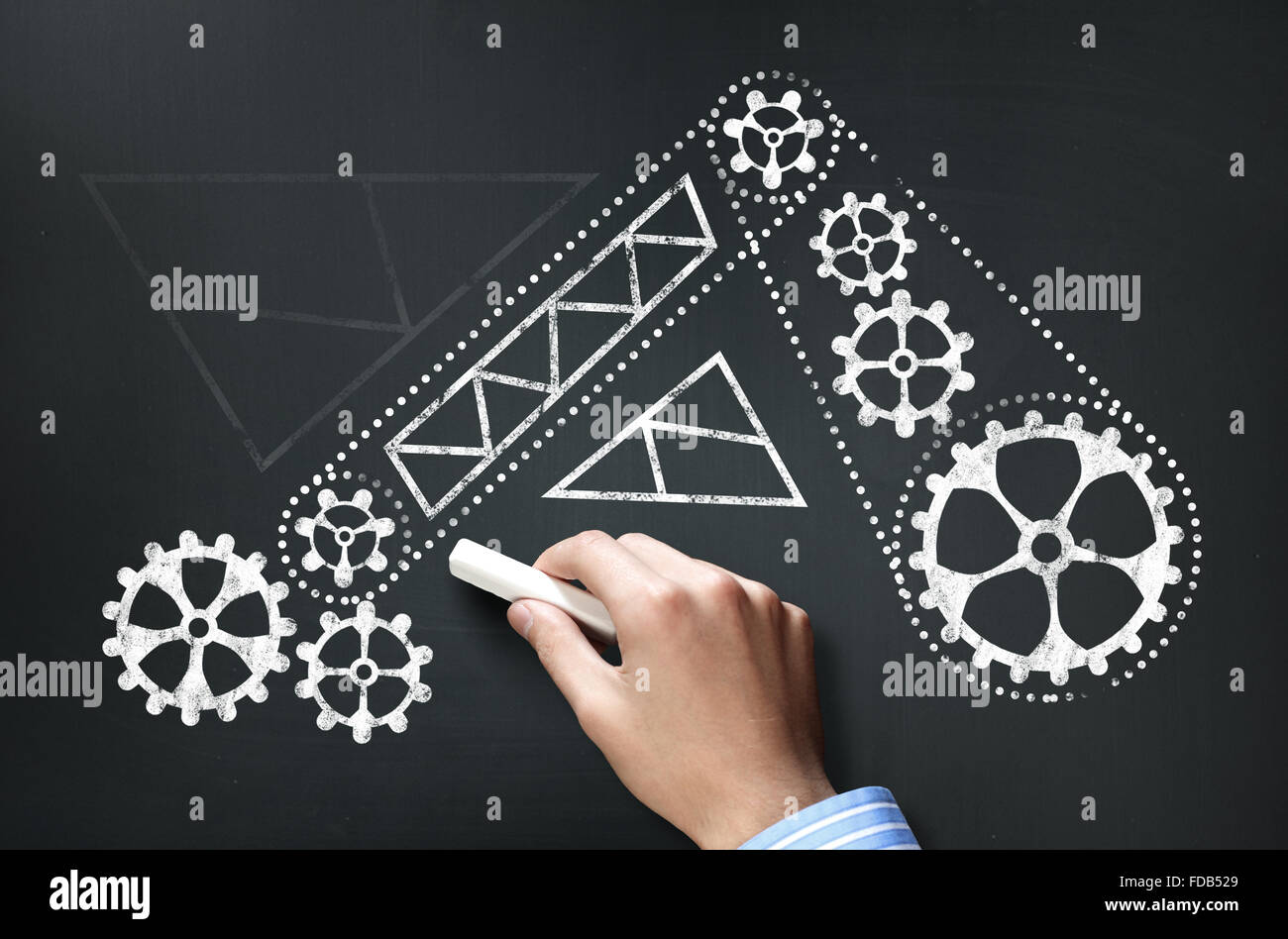 Teamwork chalk drawing hi-res stock photography and images - Alamy