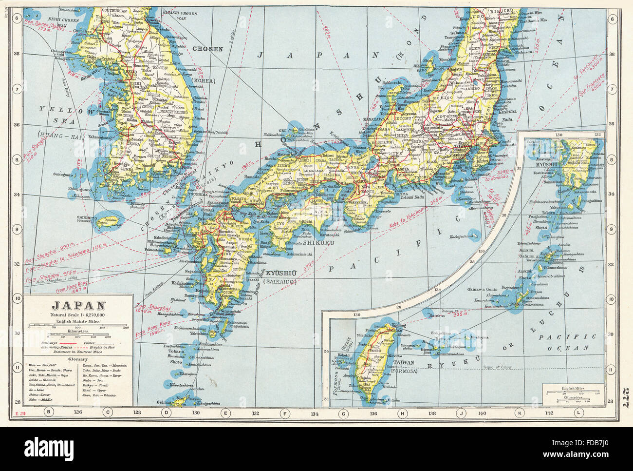 SOUTHERN JAPAN KOREA & FORMOSA: South Korea Taiwan railways, 1920 ...