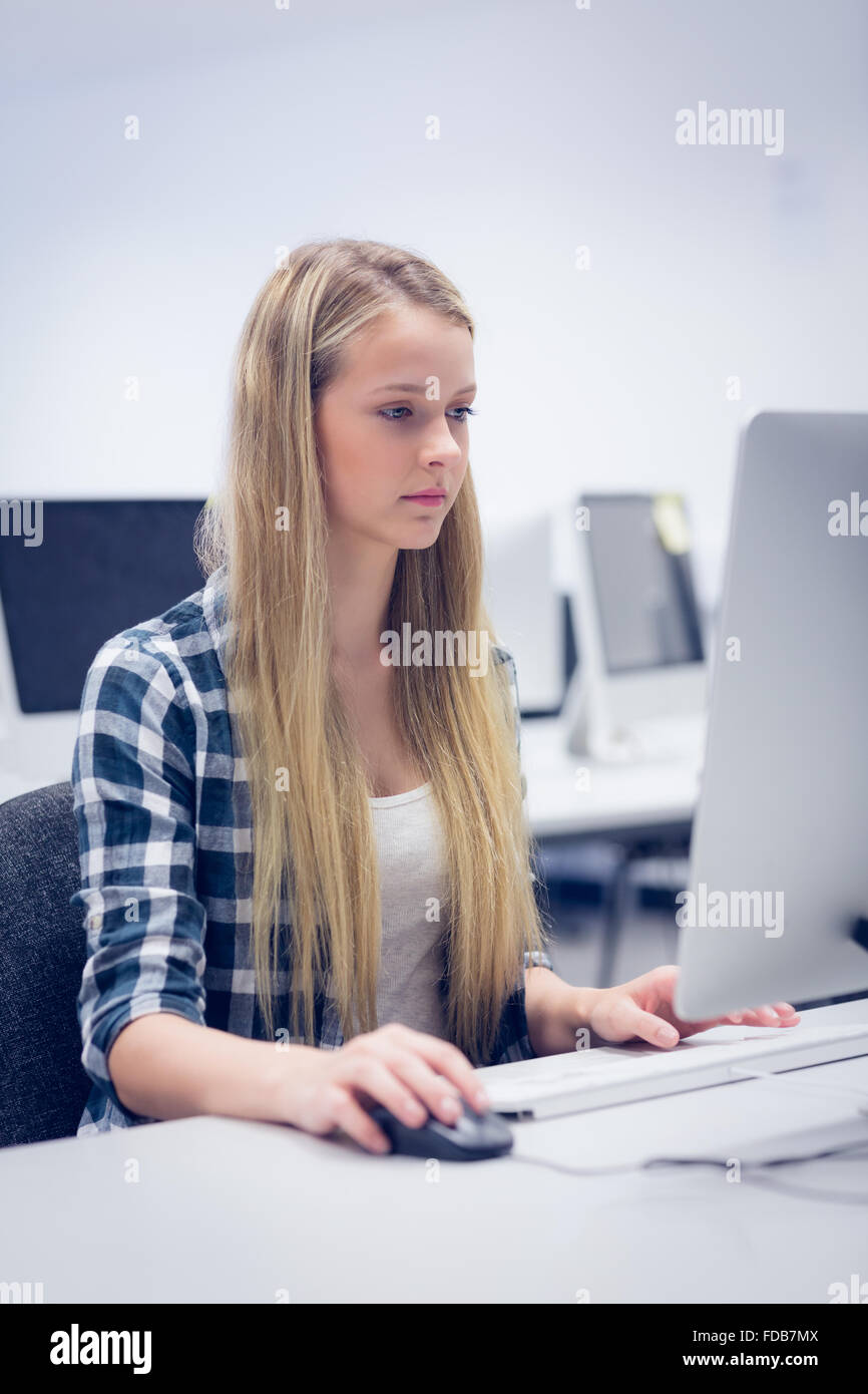 Serious students sitting examination hi-res stock photography and ...