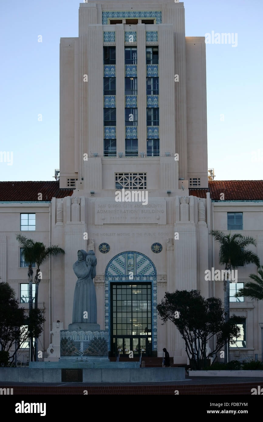 San diego county administration building hi-res stock photography and ...