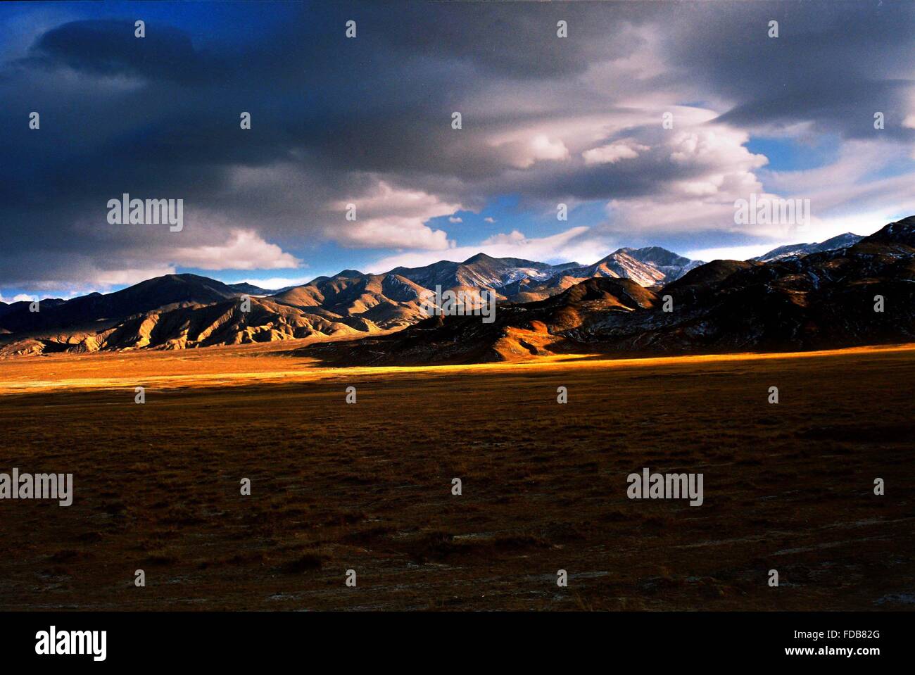 Qinghai Province the desert Stock Photo - Alamy