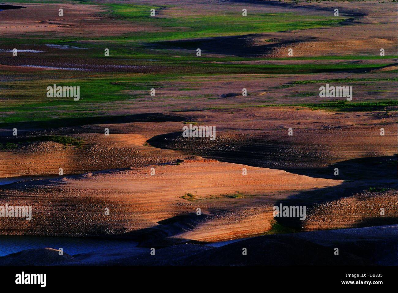 Qinghai Province the desert Stock Photo - Alamy