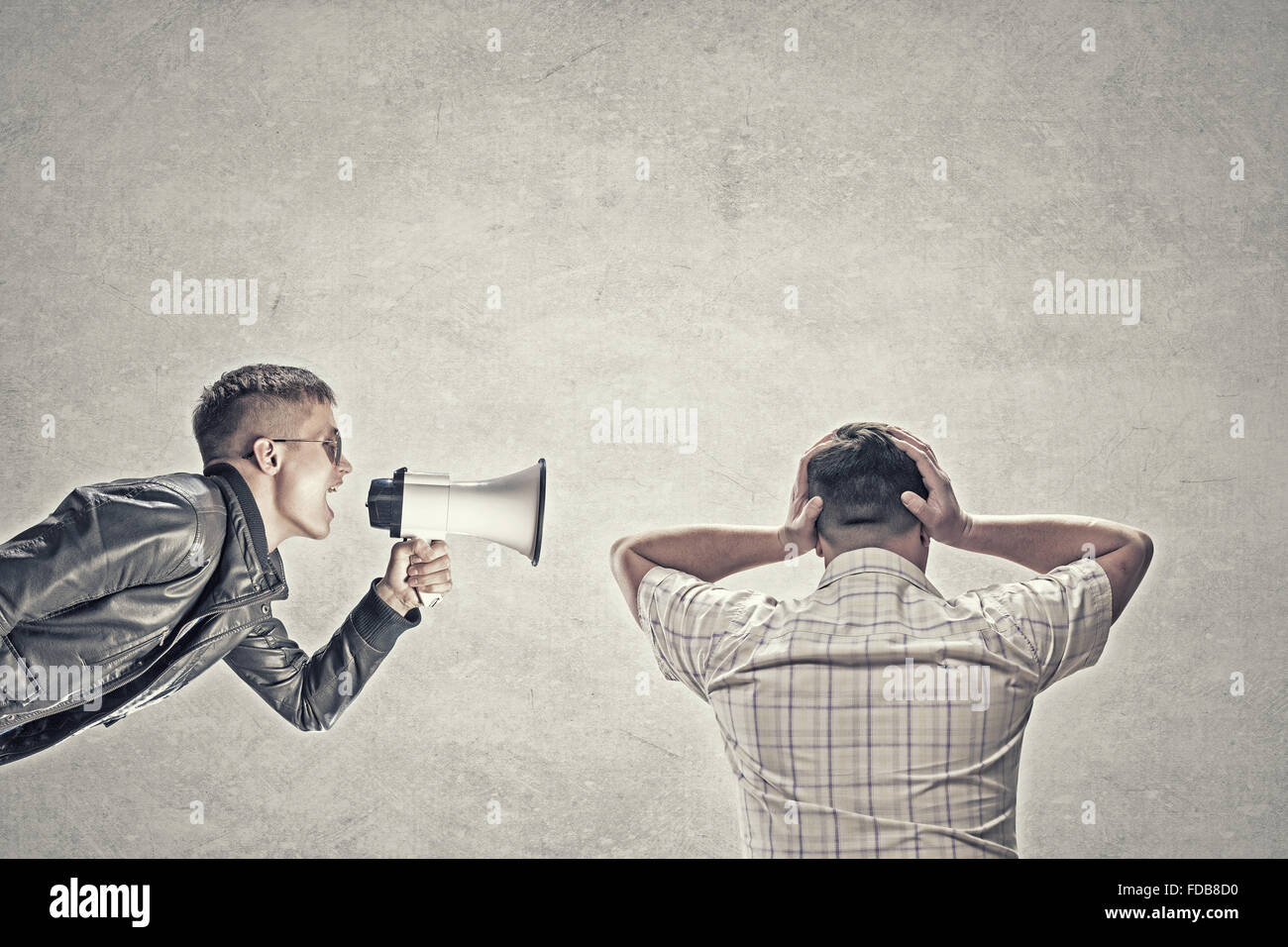 Screaming man aggressively hi-res stock photography and images - Alamy