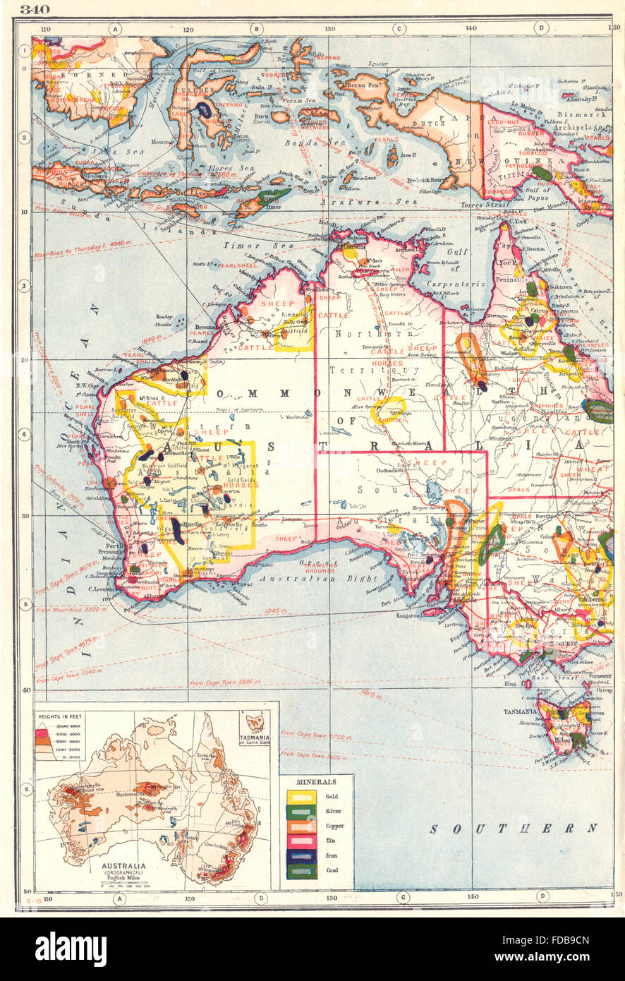 AUSTRALIA MINERALS & MINING:Goldfields Coal Copper Tin.Farm products ...