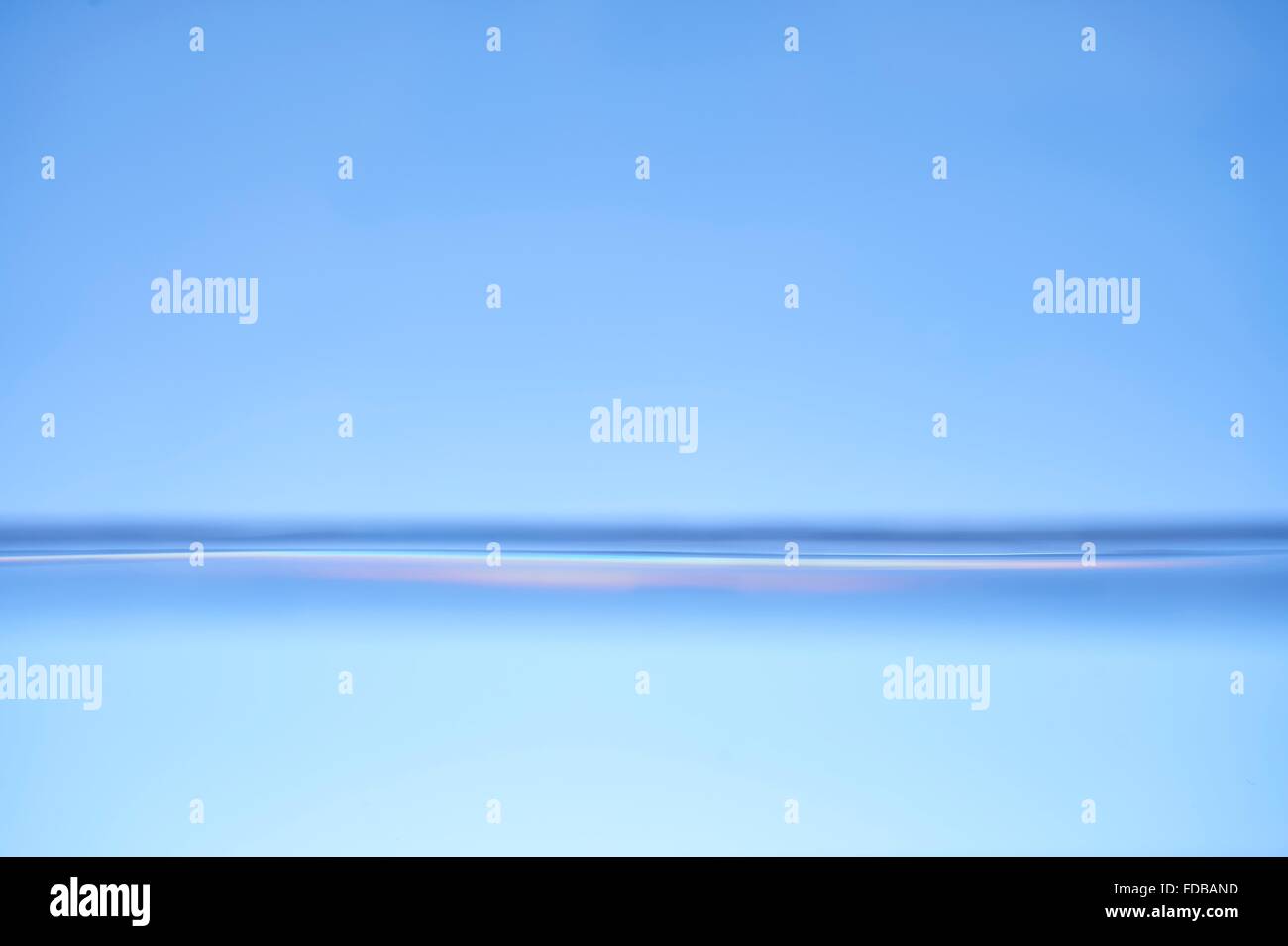 A studio photo of a blue water line Stock Photo - Alamy